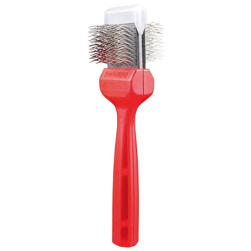 ActiVet, MatZapper, Spezial Entfilzungsbürste, rot, Basic 4,5 cm - gr ...